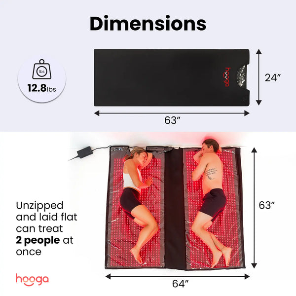 Hooga Portable Red Light Therapy Full Body Blanket / Pod | Fitness ...