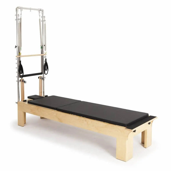 Elina Pilates Wood Reformer Machine with Tower | Fitness Recovery Lab